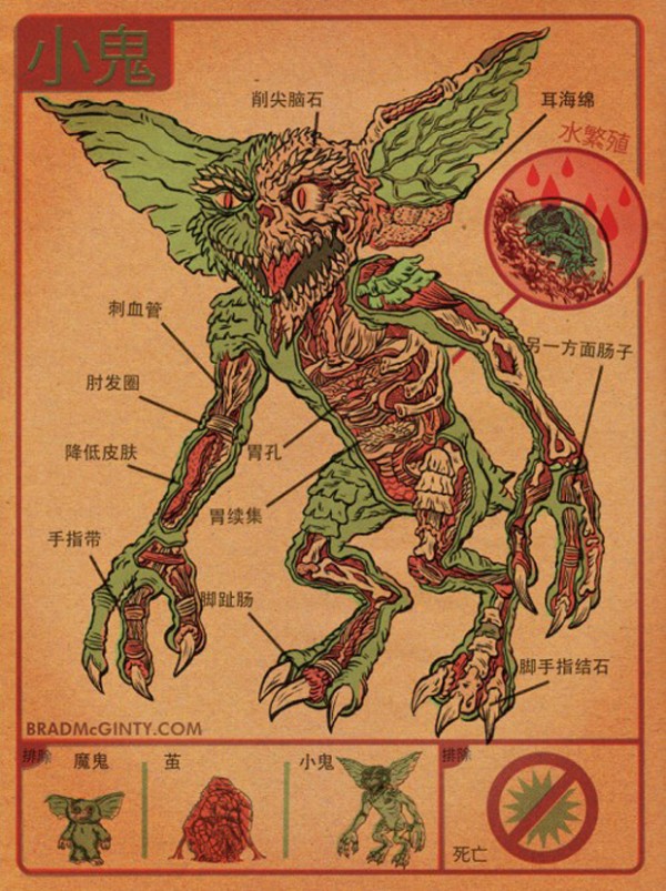Gremlin Anatomy Of Extraterrestrial Movie Monsters | TechnoCrazed