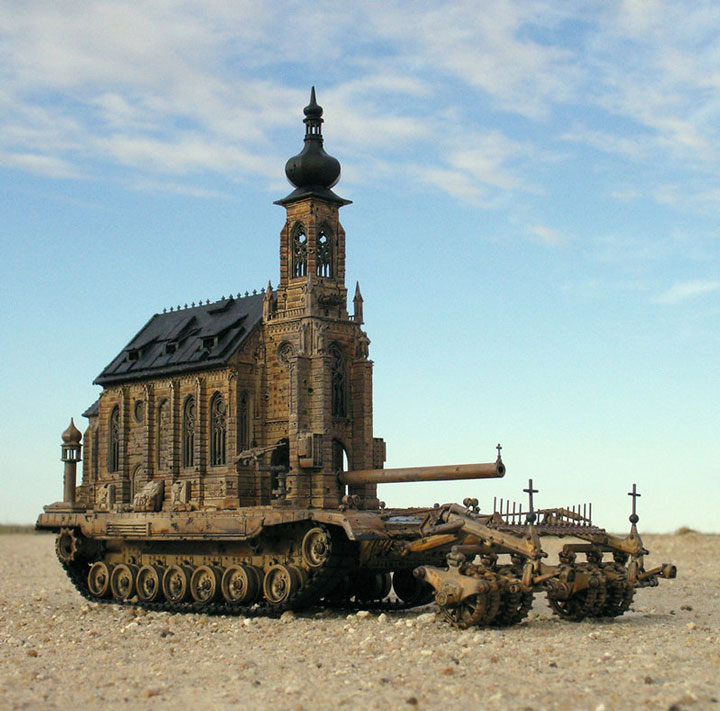 Kris-Kuksi-Church-Tanks-17 | TechnoCrazed