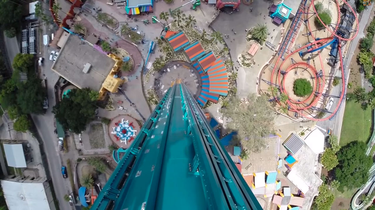 Dare Falcon's Fury Free Fall With A Speed Of More Than 100 km/h