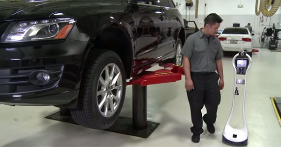 Audi Testing A Robotic Assistant For Auto Mechanics