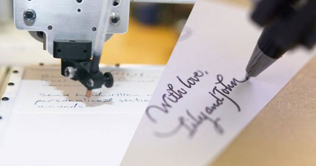 This Little Robot Can Imitate Your Handwriting With Perfection