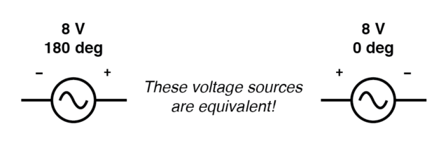 Example of equivalent voltage sources. | TechnoCrazed