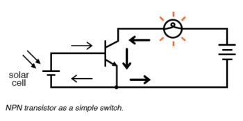 NPN transistor as a simple switch. | TechnoCrazed