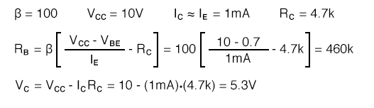 4.10 Transistor Biasing Calculations
