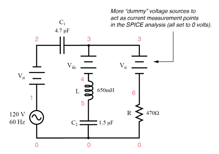 series-parallel rlc spice circuit | TechnoCrazed